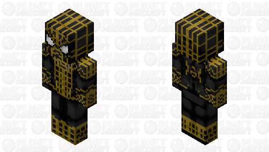 NWH Spider-Man (Black and Gold) Minecraft Skin