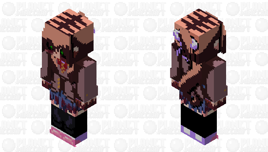 Asmodeus (Monika.exe) 1 Minecraft Skin