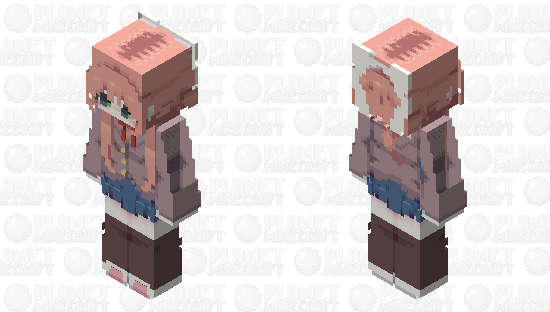 Monika skin HD Minecraft Skin