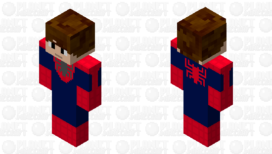 PETER PARKER SKIN MINECRAFT [TERRA 5152]O ESPETACULAR HOMEM-ARANHA ...