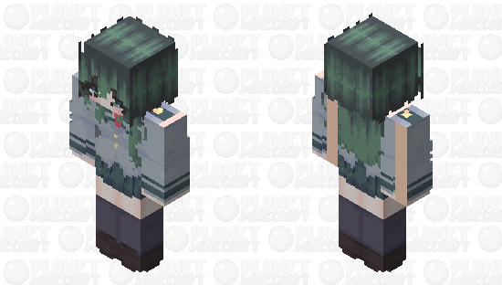 Izuku Midoriya genderbend( My Hero Academia ) Minecraft Skin