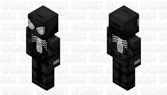 Black Spider-Man Minecraft Skin
