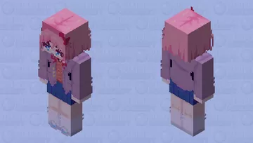 sayori - doki doki literature club (64x) Minecraft Skin