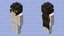 Albedo - Black Dress Minecraft Skin