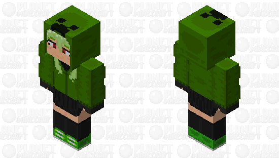 Creeper-Chan (Merryweather Comics) Minecraft Skin