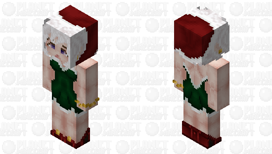 Lady Amalthea is Santa's Baby Minecraft Skin