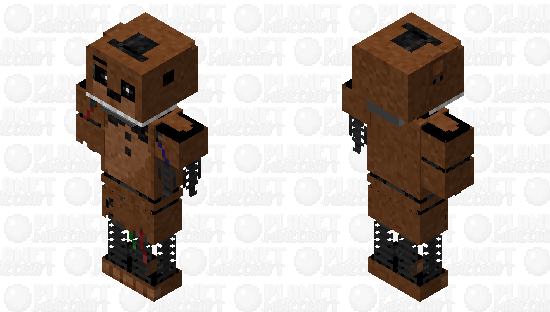 Ignited Freddy Minecraft Skin