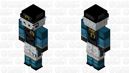 Seishiro nagi McDonald's minecraft skin Minecraft Skin