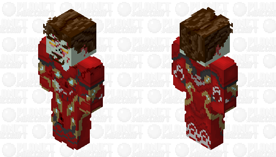 Iron Man (UCM) – Marvel Zombies version Minecraft Skin