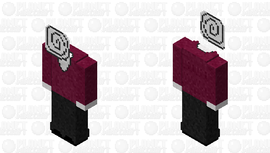 Swirly Head Man- Creepypasta Minecraft Skin