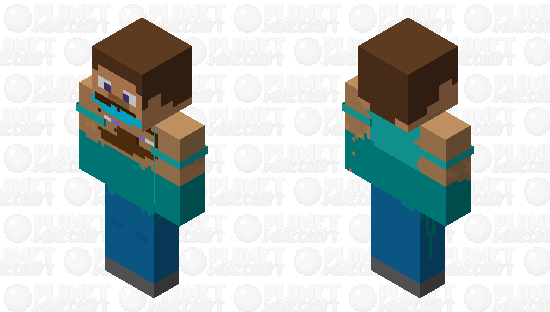 Steve Carrying a baby steve Minecraft Skin