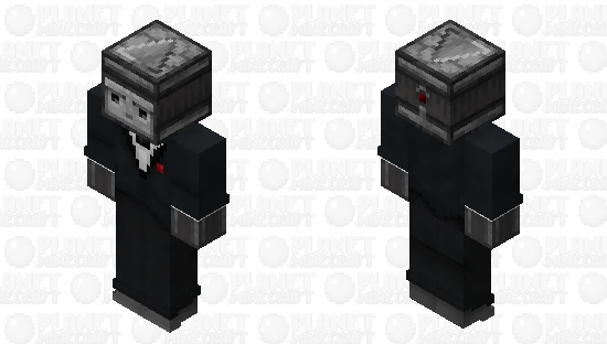 Observer tuxedo man Minecraft Skin