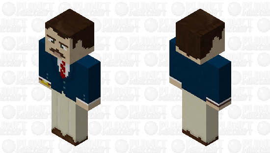Mr House skin from Fallout tv Series Minecraft Skin
