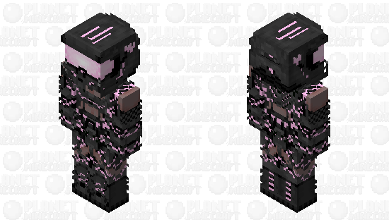 motorcycle armour 3D Minecraft Skin