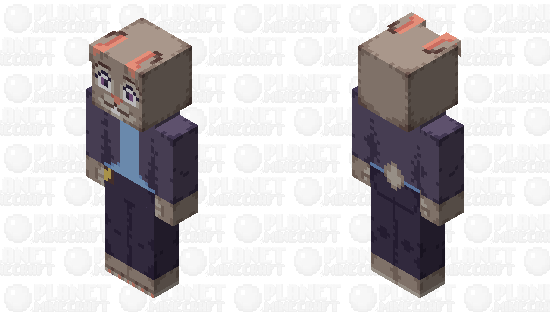 Judy Hopps | Zootopia 2 Minecraft Skin