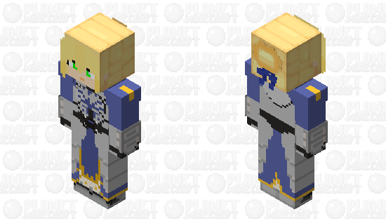 Artoria Pendragon/Saber (Armored) Minecraft Skin