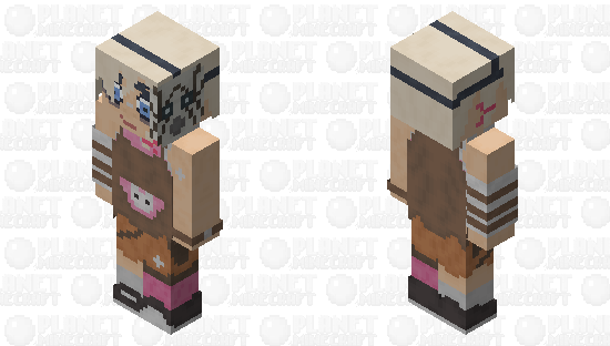 Borderlands 2 ] Tiny Tina [ Play Time's Over ] Minecraft Skin