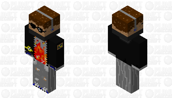 ON FIRE Minecraft Skin