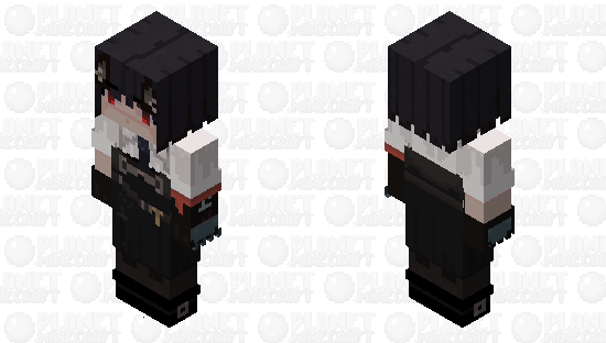 Hoshimi Miyabi (short hair) Minecraft Skin