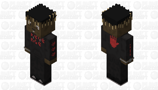 Juice WRLD ] 999 [ Revenge Hoodie ] Minecraft Skin