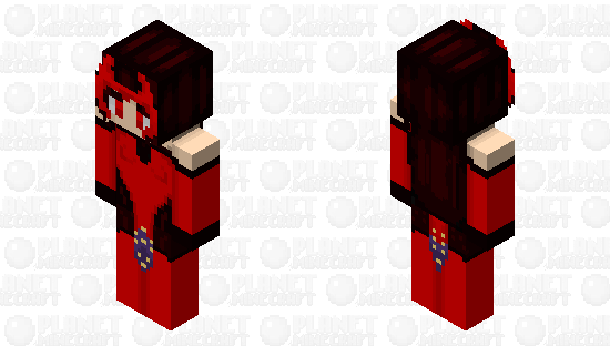 Scarlet Witch Hellfire Gala Minecraft Skin