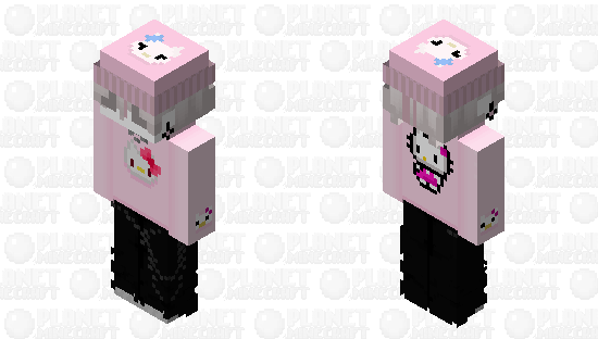 Hello Kitty Eboy Minecraft Skin