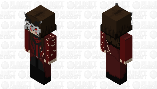 Scarlet Witch Corrupted Minecraft Skin