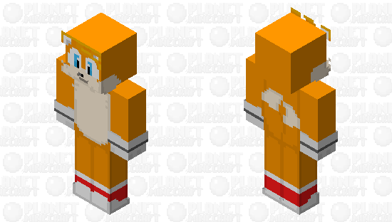 Tails Miles Prower Minecraft Skin