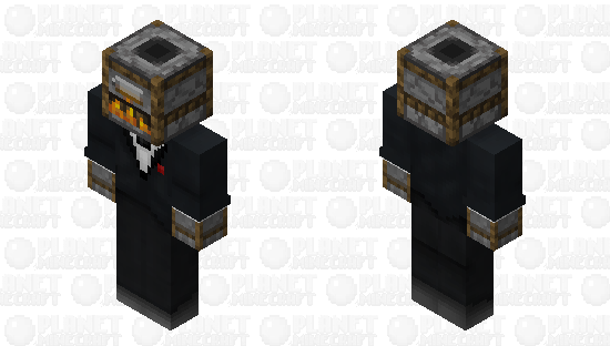 Smoker tuxedo man Minecraft Skin