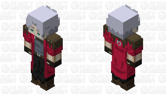 Dante devil may cry netflix minecraft skin Minecraft Skin