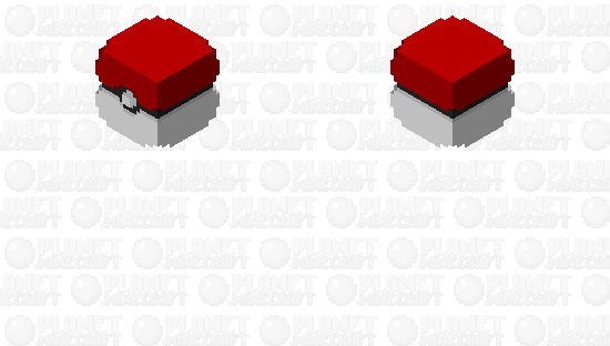 Pokéball (Untextured) Minecraft Skin