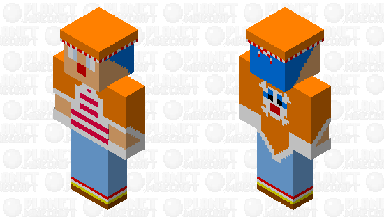 Buggy The Clown Minecraft Skin