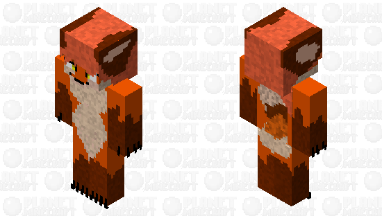 fox girl Minecraft Skin