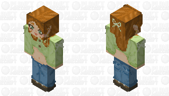 Cute ginger elf Minecraft Skin