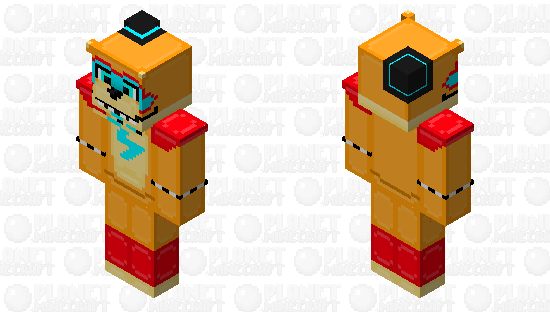Glamrock Freddy HD Minecraft Skin