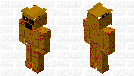 Springlocked Purple Guy (FNAF) Minecraft Skin