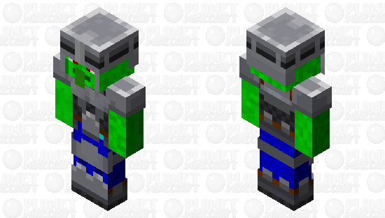 Armored Zombie Villager (Tier 2) (Minecraft Dungeons) Minecraft Skin