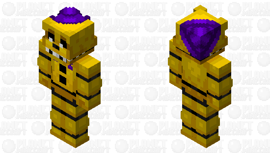 Craft fnaf 7 HD fredbear ucn Minecraft Skin