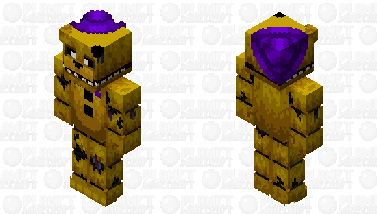 Craft fnaf 7 HD fredbear ucn Minecraft Skin