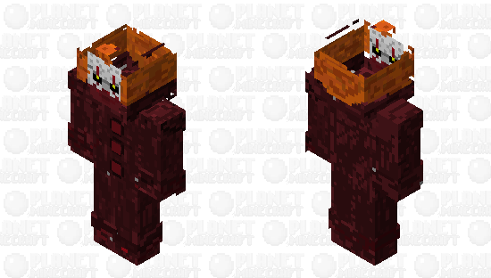 bloody pennywise "it welcome to derry episode 8 v2 Minecraft Skin