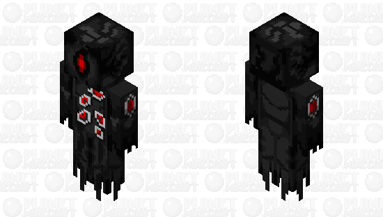 The Black Ghost from backrooms Minecraft Skin