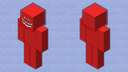 Cell Shaded Red (64x64) Minecraft Skin