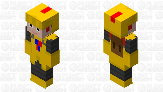 New Skin Mike The Golden Knight Jessie Minecraft Skin