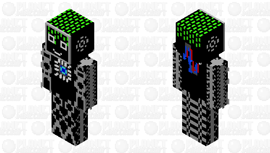 Silly little robot guy Minecraft Skin
