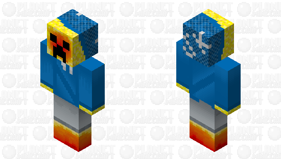 HD Fire Creeper - Chill edition Minecraft Skin