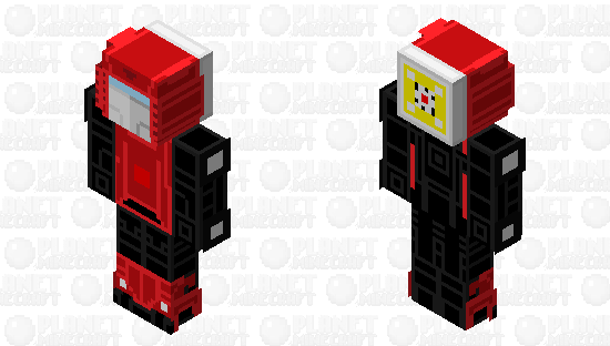 G1 Toy 1985 Red Bumblebee Minecraft Skin