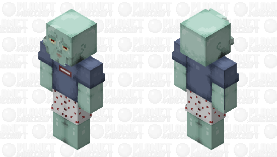 Sigma Squidward Minecraft Skin