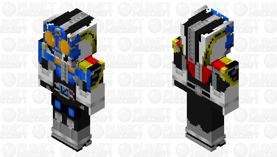 Kamen Rider Den-O Rod Form Minecraft Skin