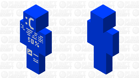 Windows 10 BSOD Minecraft Skin