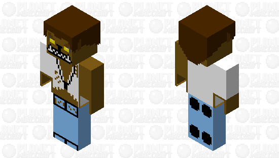 lego minifigures series 4 wolfman Minecraft Skin